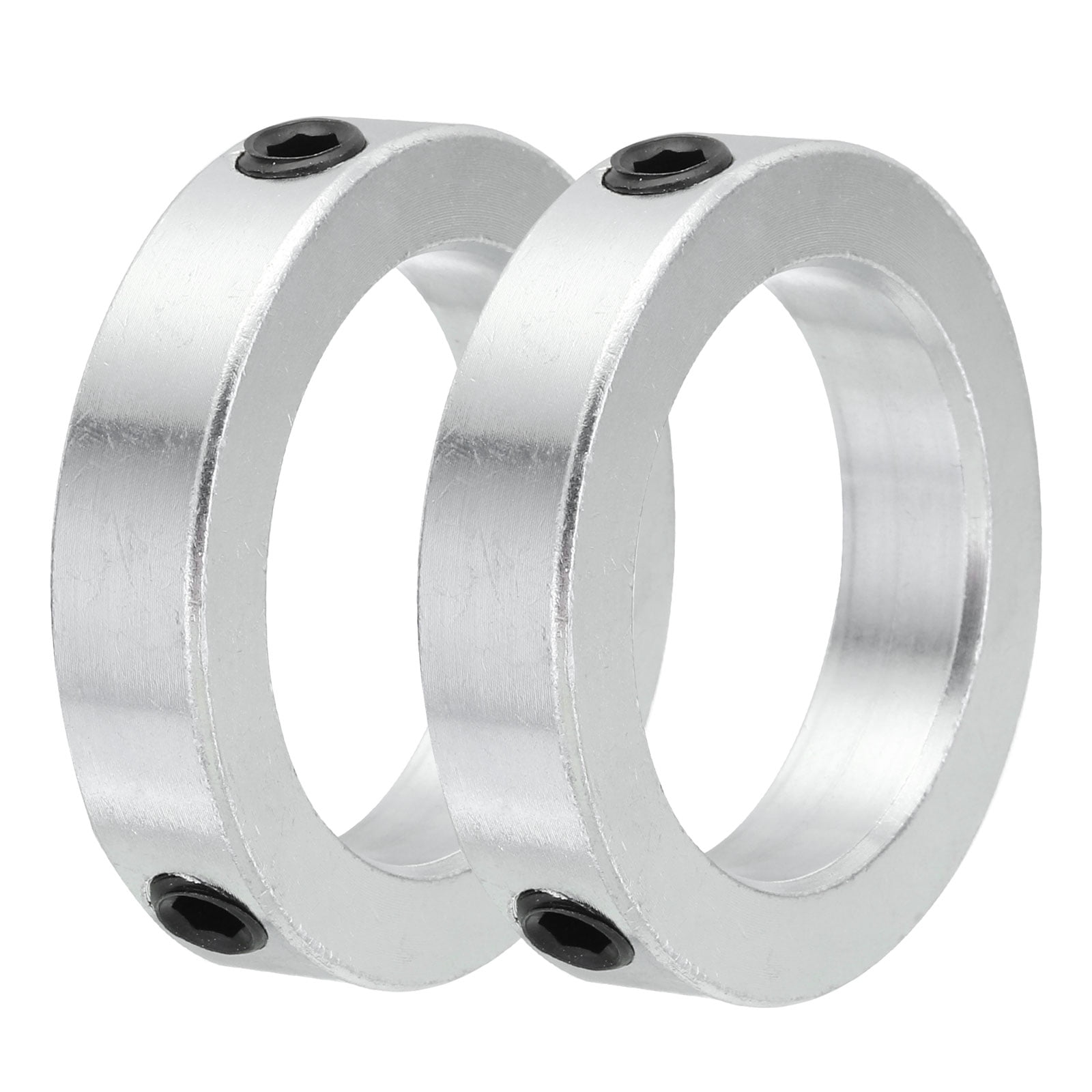 Uxcell Shaft Collar, 1.8 Inch Bore Zinc Plated Carbon Steel Set Screw ...
