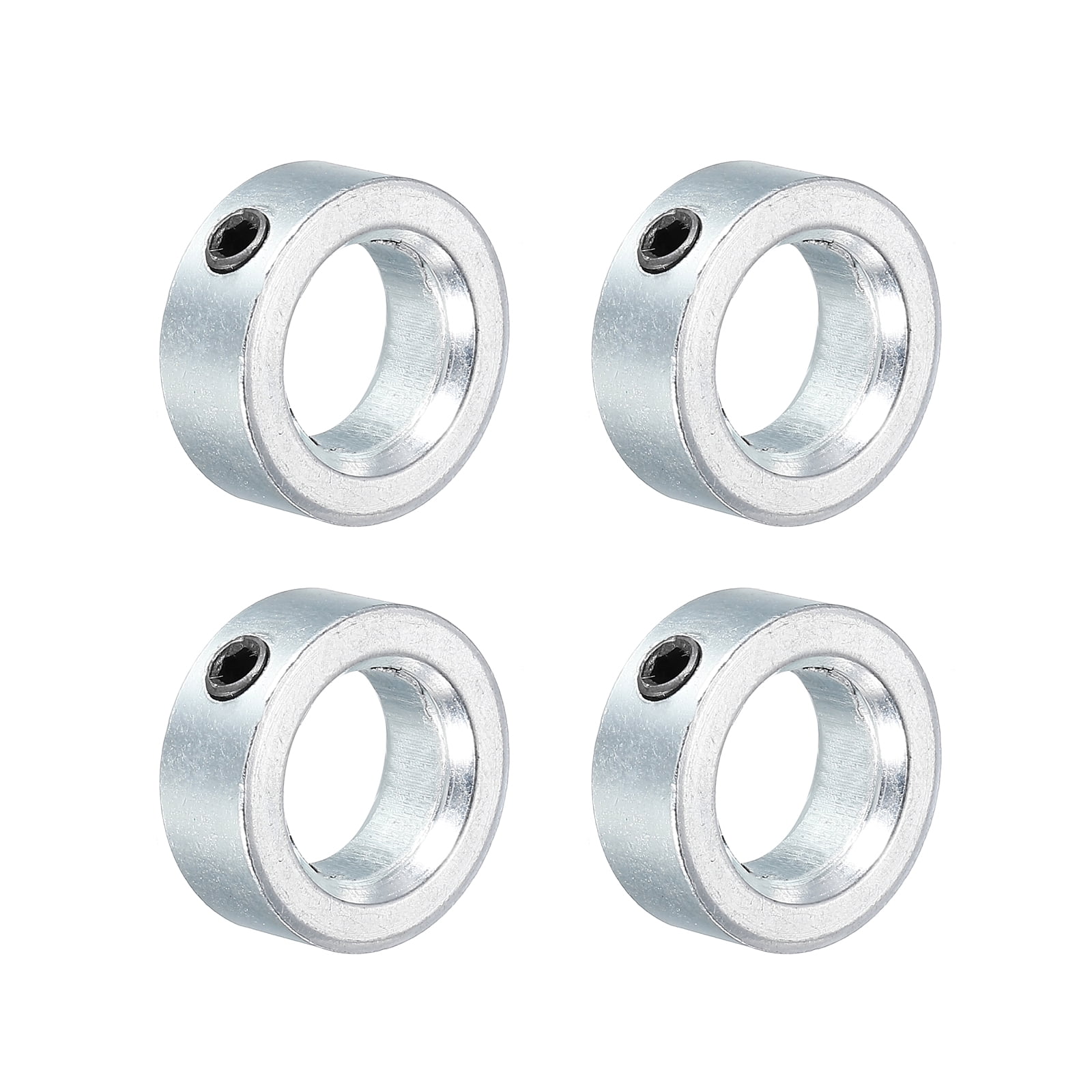 Uxcell Shaft Collar, 15/32" Bore Zinc Plated Carbon Steel Set Screw ...