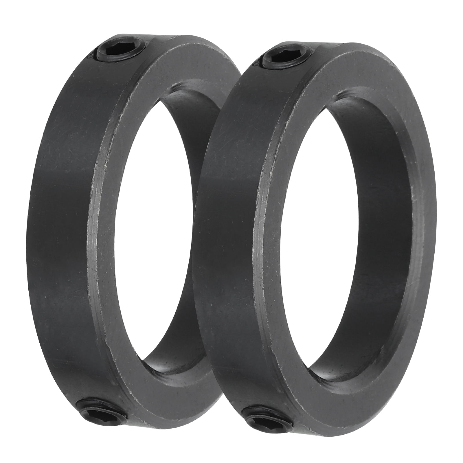 Uxcell Shaft Collar, 2 Inch Bore Carbon Steel Set Screw Style Clamping ...