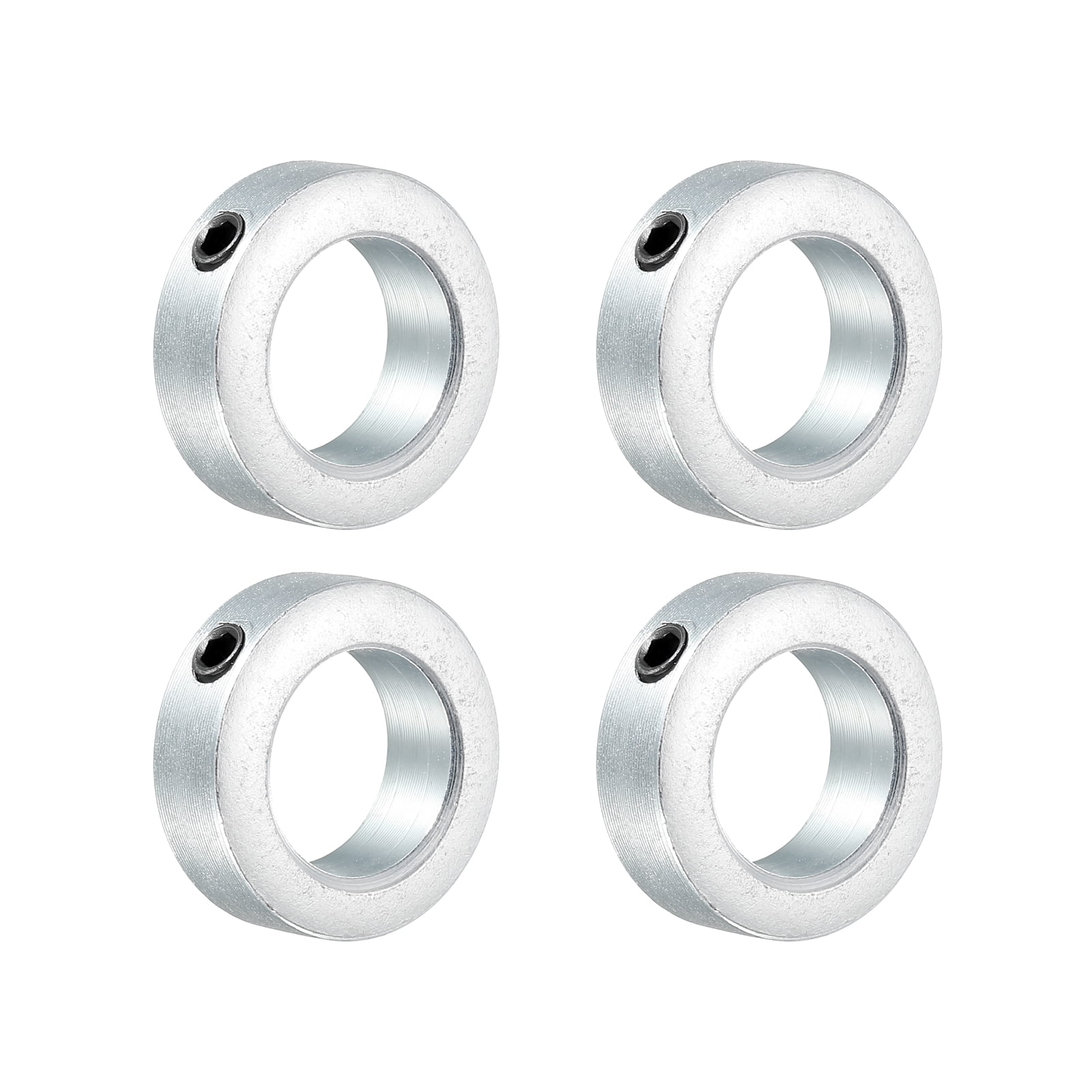 Uxcell Shaft Collar, 23/32" Bore Zinc Plated Carbon Steel Set Screw ...