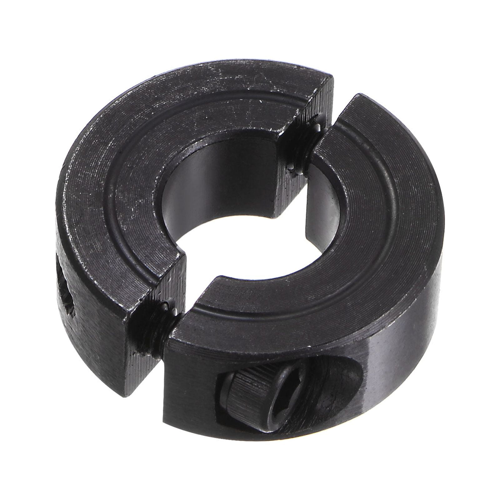 Uxcell Shaft Collar for 1/2" Rod 1-1/8" OD 13/32" Width Double Split ...