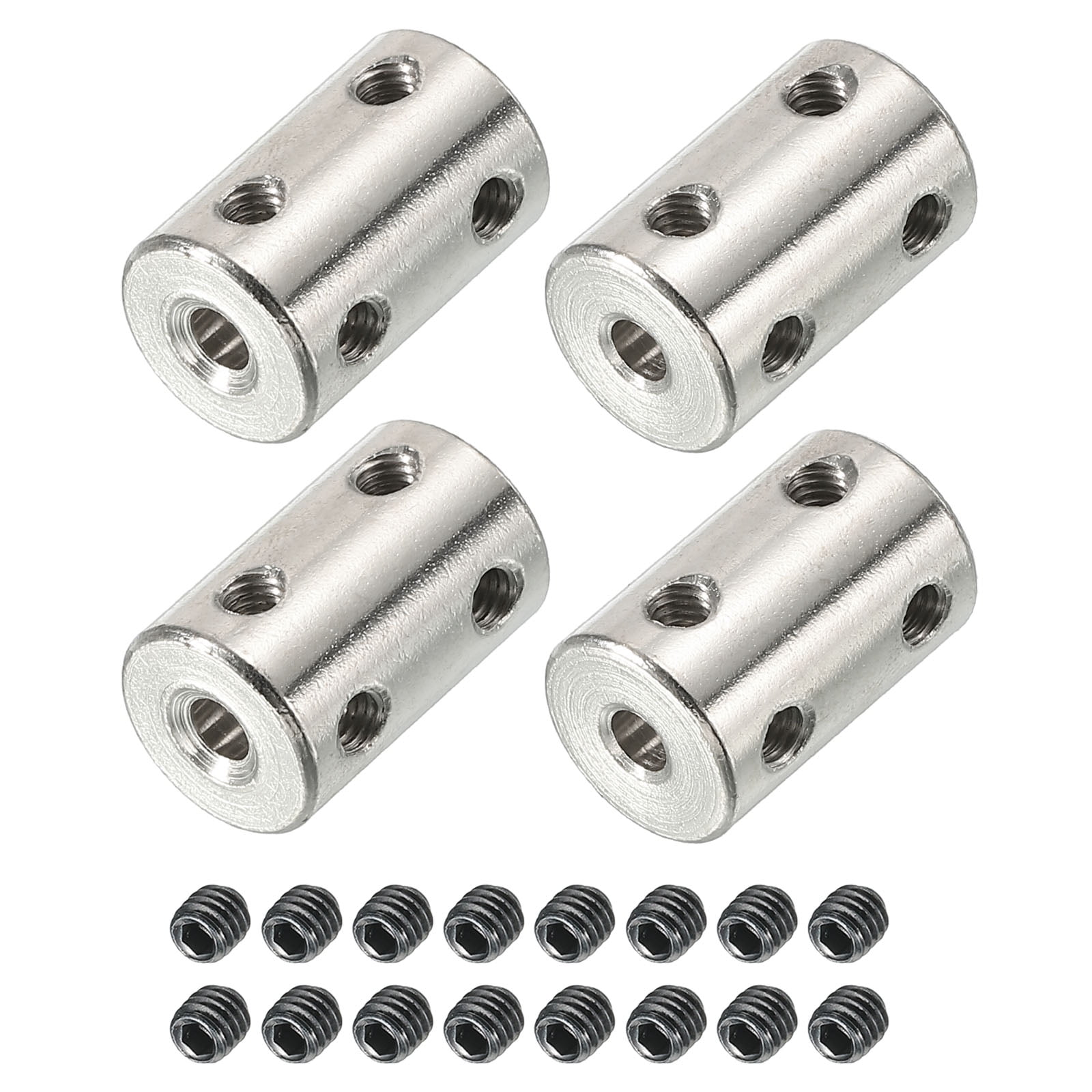 Uxcell Shaft Coupler Connector L22 x D14 4mm to 4mm Bore Stainless ...
