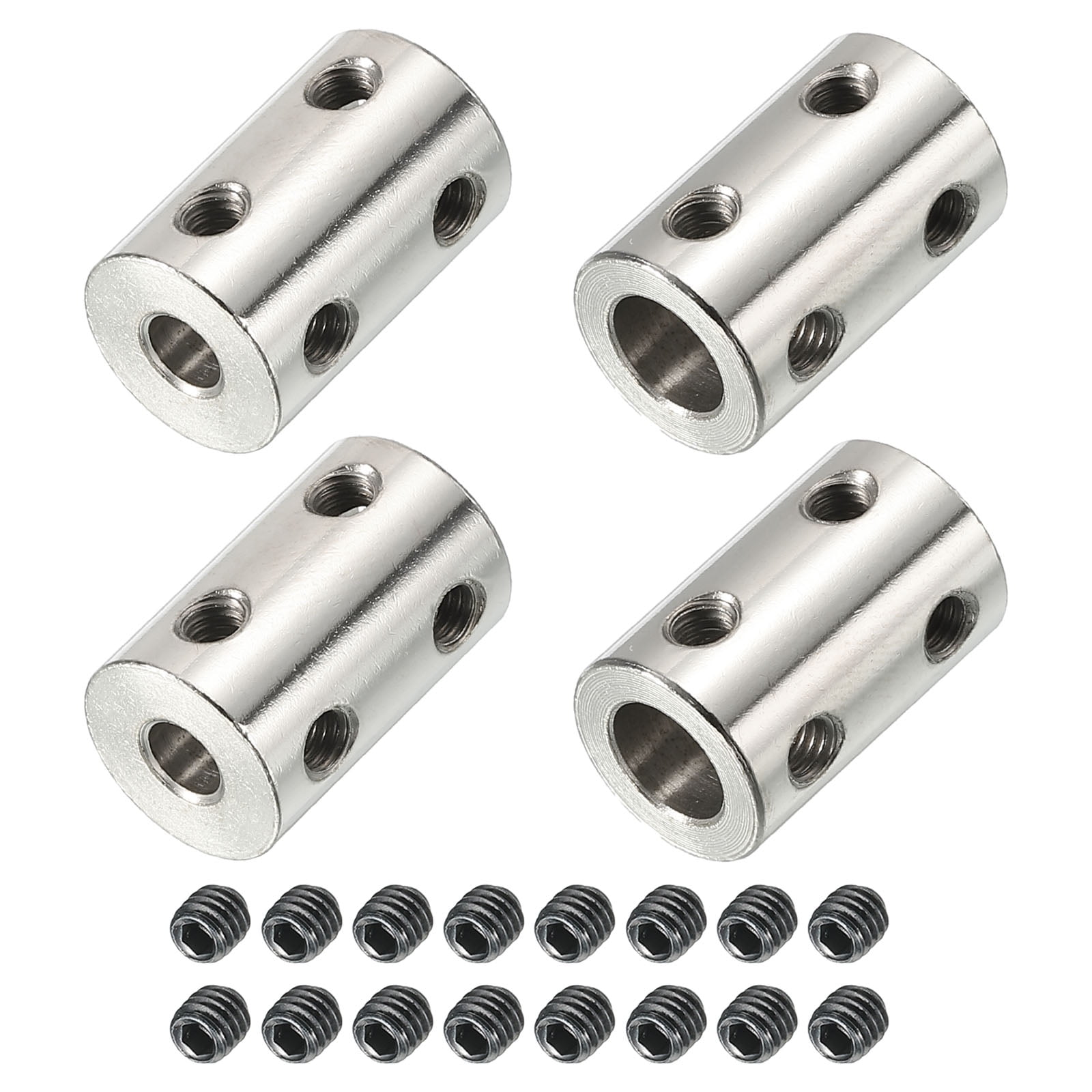 Uxcell Shaft Coupler Connector L22 x D14 5mm to 8mm Bore Stainless ...