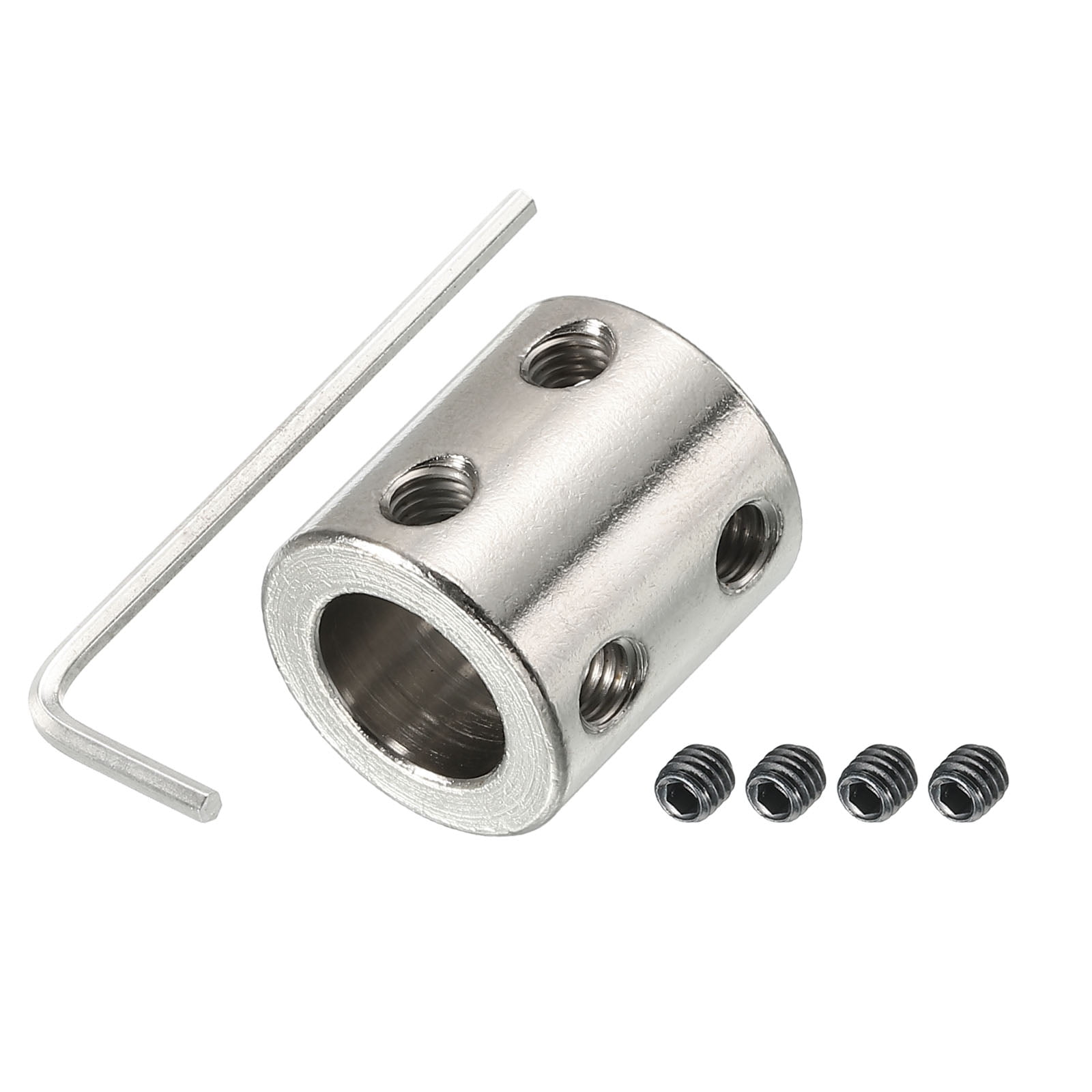 Uxcell Shaft Coupler Connector L22 x D20 12mm to 12mm Bore Stainless ...