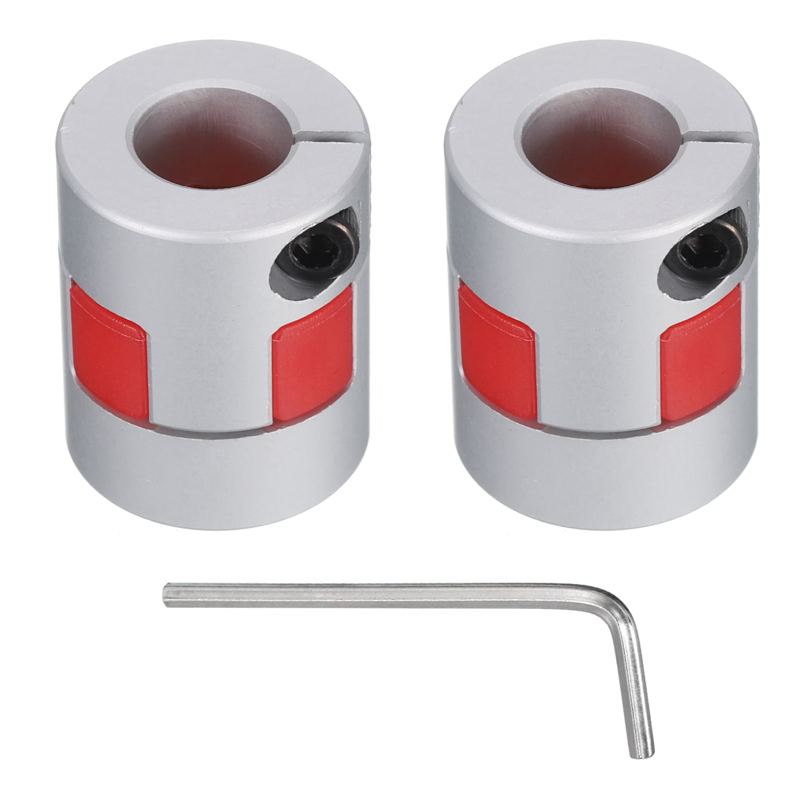 Uxcell Shaft Coupling 5mm to 10mm Bore L25xD20 Flexible Coupler for 3D ...