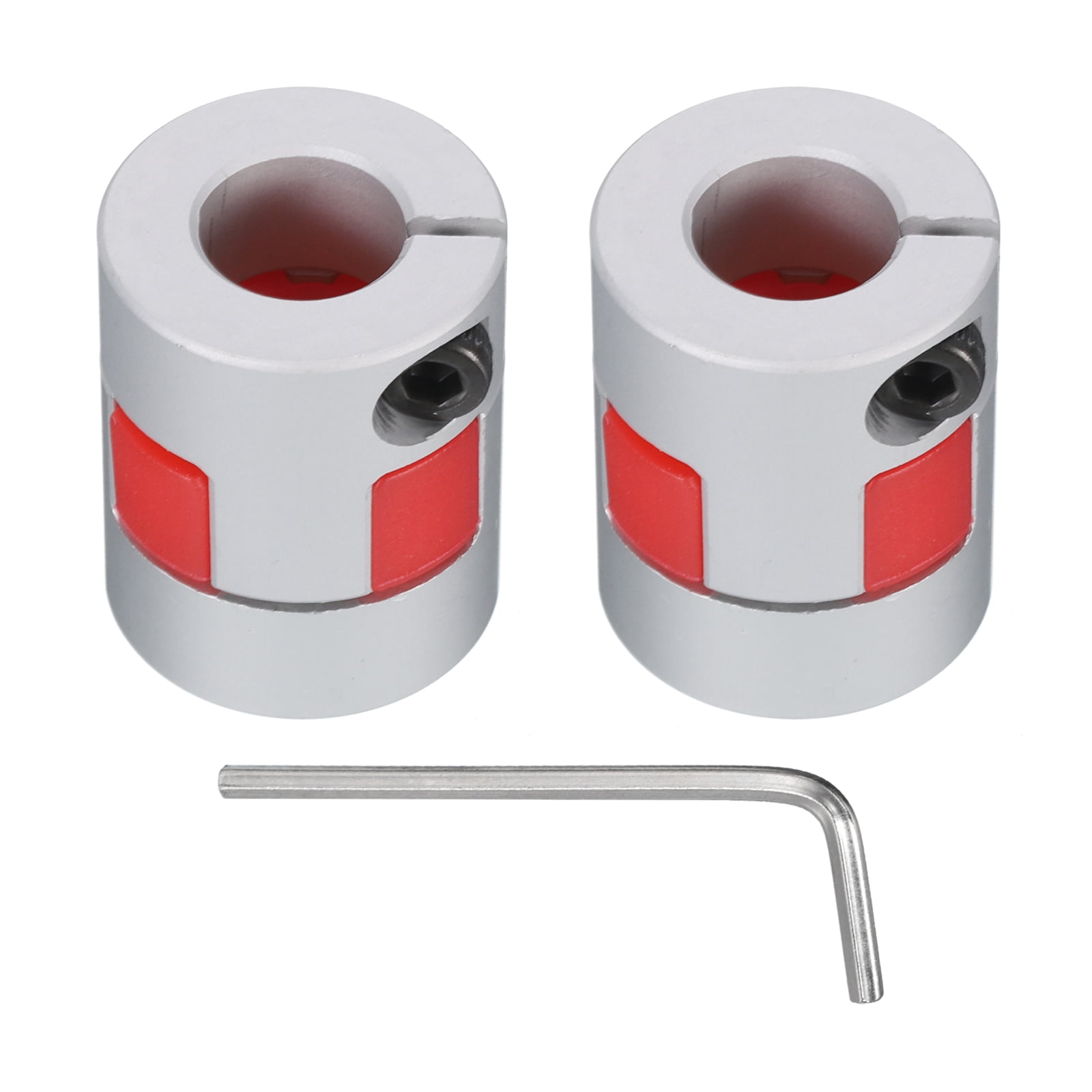 Uxcell Shaft Coupling 6.35mm to 10mm Bore L25xD20 Flexible Coupler for ...