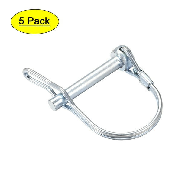 Uxcell Shaft Locking Pin w Ear 6mm x 40mm Coupler Pin for Farm Trailers ...