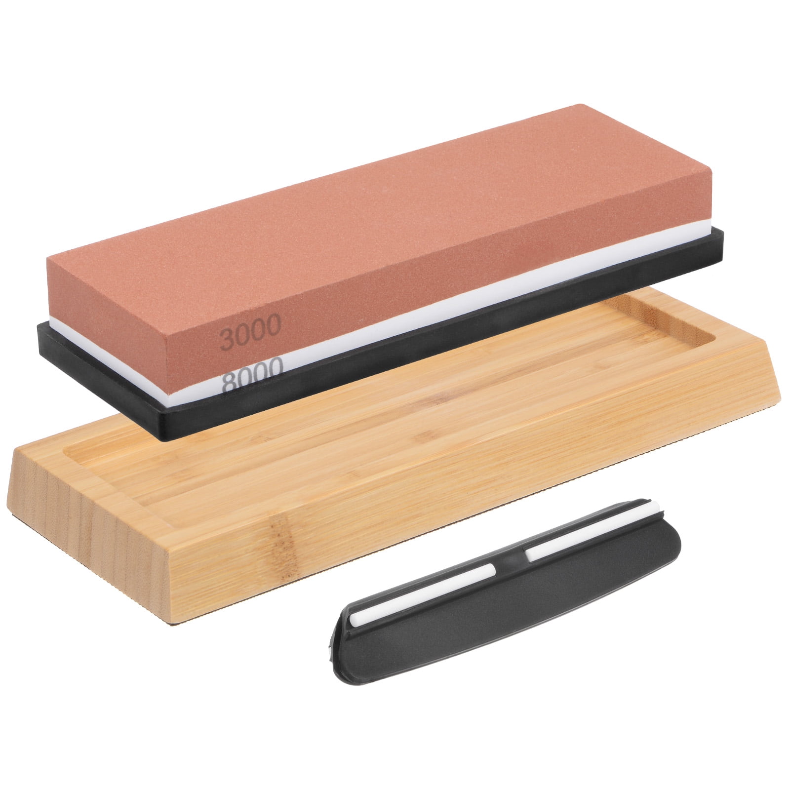 Uxcell Sharpening Stone Set 3000/8000 Grit Whetstone with Accessories ...