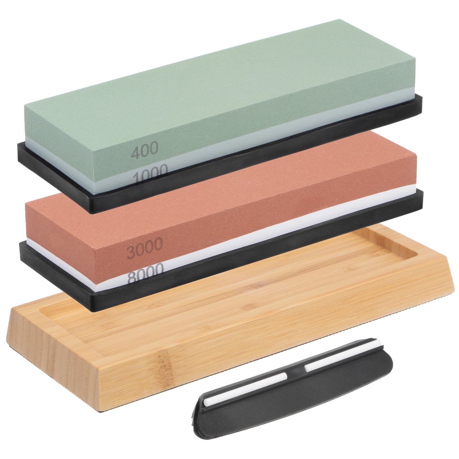Uxcell Sharpening Stone Set 400/1000 Grit Whetstone with Accessories, 1 ...