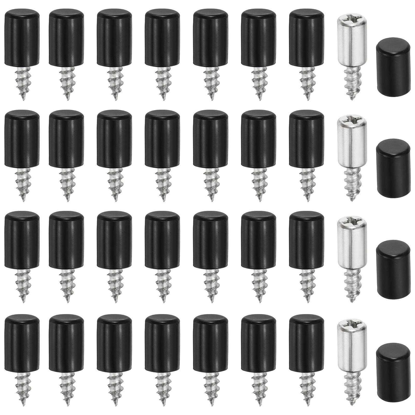 Uxcell Shelf Support Pegs, 50Pcs Metal Cabinet Shelf Pins for Shelves ...