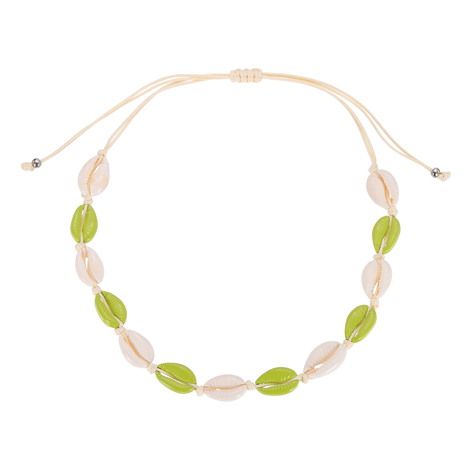 Uxcell Shell Chokers Necklace, Handmade Adjustable Conch Sea Puka Shell ...