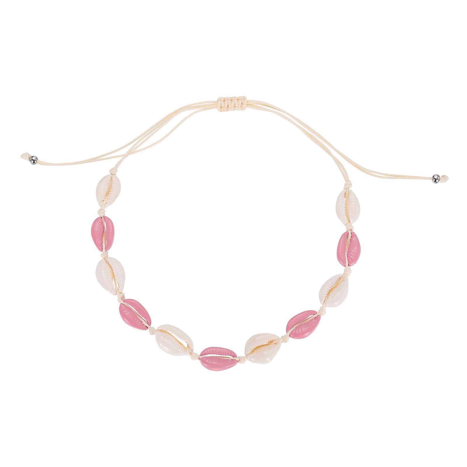 Uxcell Shell Chokers Necklace, Handmade Adjustable Conch Sea Puka Shell ...