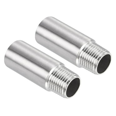 Uxcell Shower Head Extension Arm Stainless Steel Male to Female Thread ...