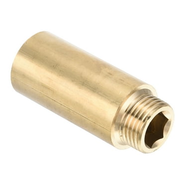 Uxcell Shower Head Extension Arm Stainless Steel Male to Female Thread ...