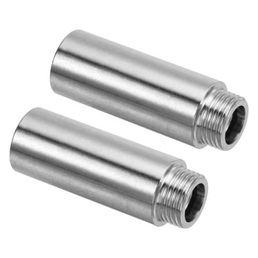 Uxcell Shower Head Extension Arm Stainless Steel Male to Female Thread ...