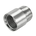 Uxcell Stainless Steel Shower Head Connector Extender, Male to Female ...