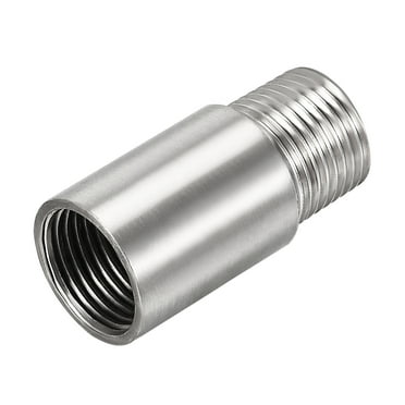 Uxcell 1/8PT Female to M10 Male Thread 50mm Iron Extension Hex Pipe Fitting - Walmart.com