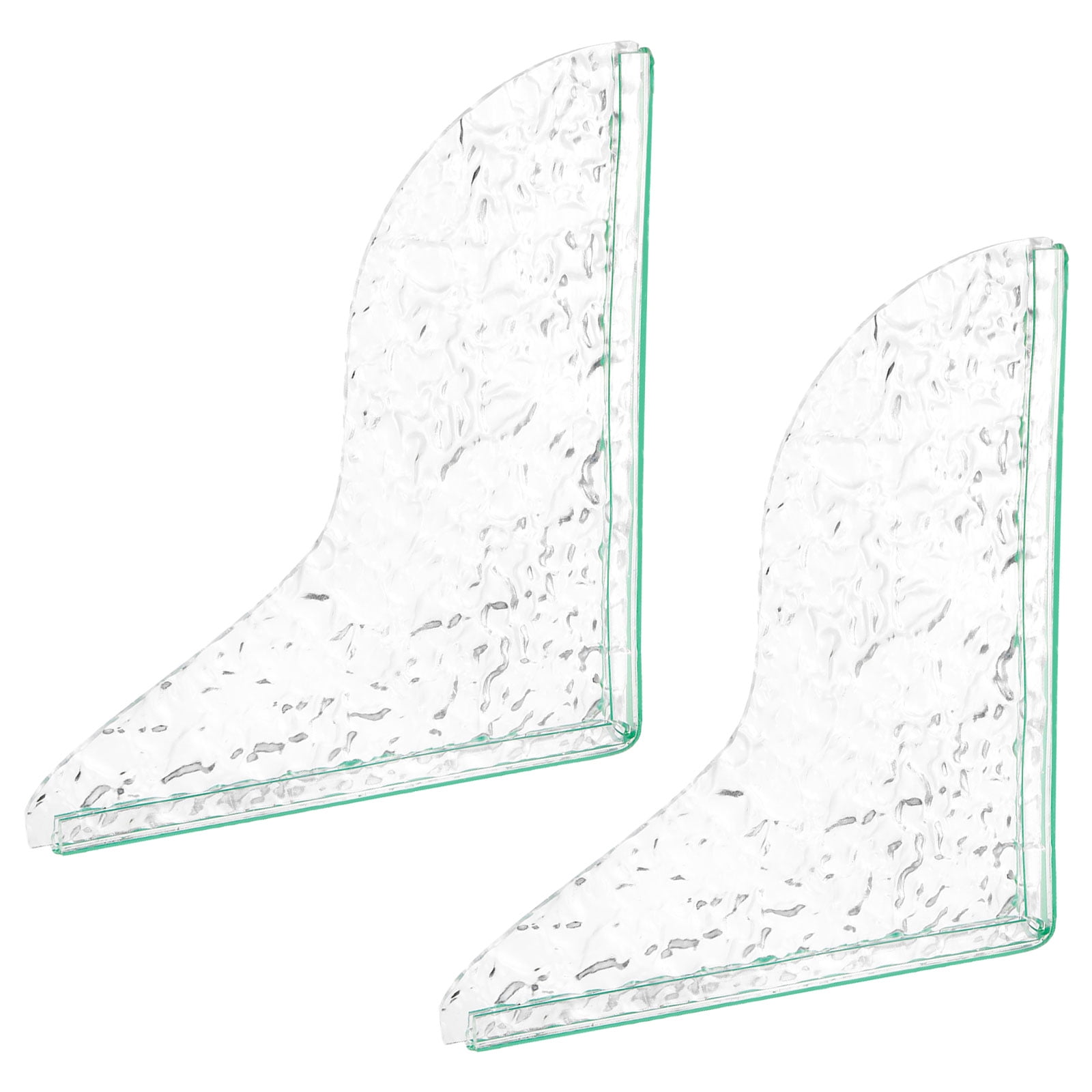 Uxcell Shower Splash Guard 18.8cm Width Ripple Pattern Corner Splash ...