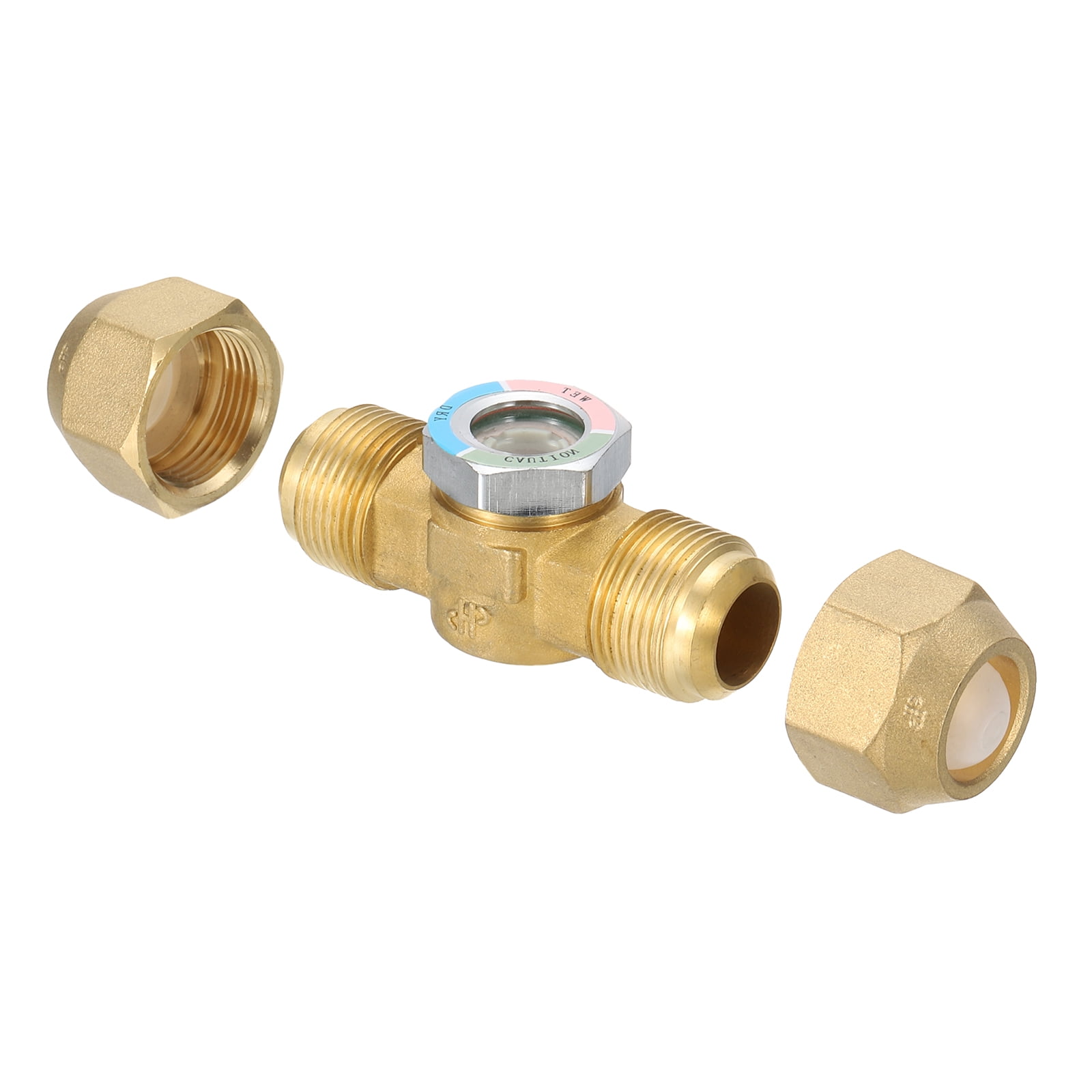 Uxcell Sight Glass, 3/4 x 3/4 SAE Universal Liquid Moisture Indicator ...