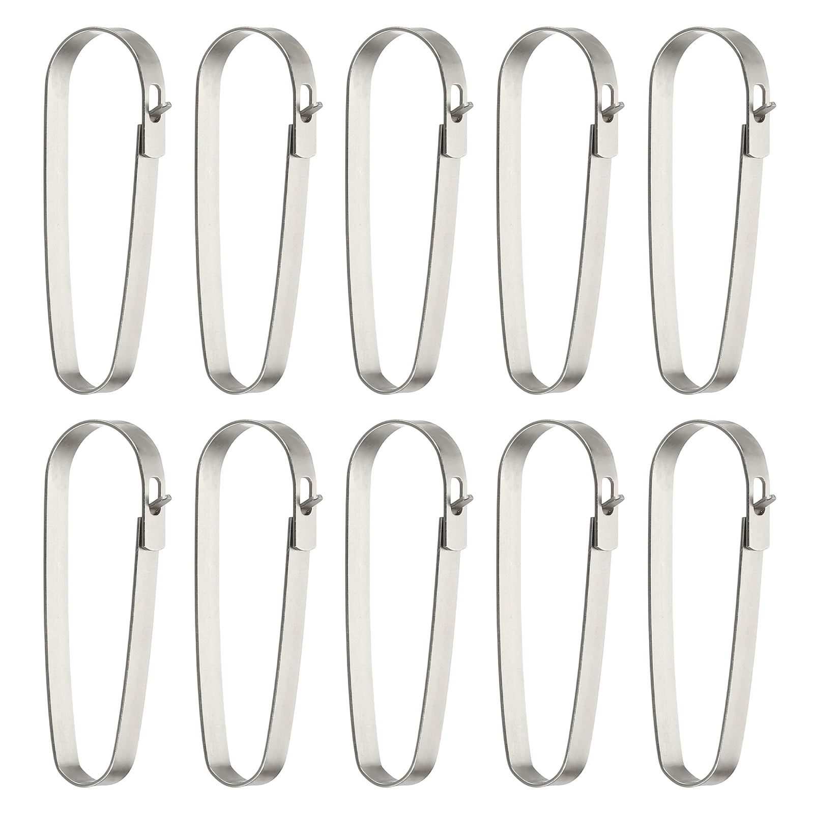 Uxcell Sign Clips 10 Pcs Real Estate Sign Clips Stainless Steel Fence ...