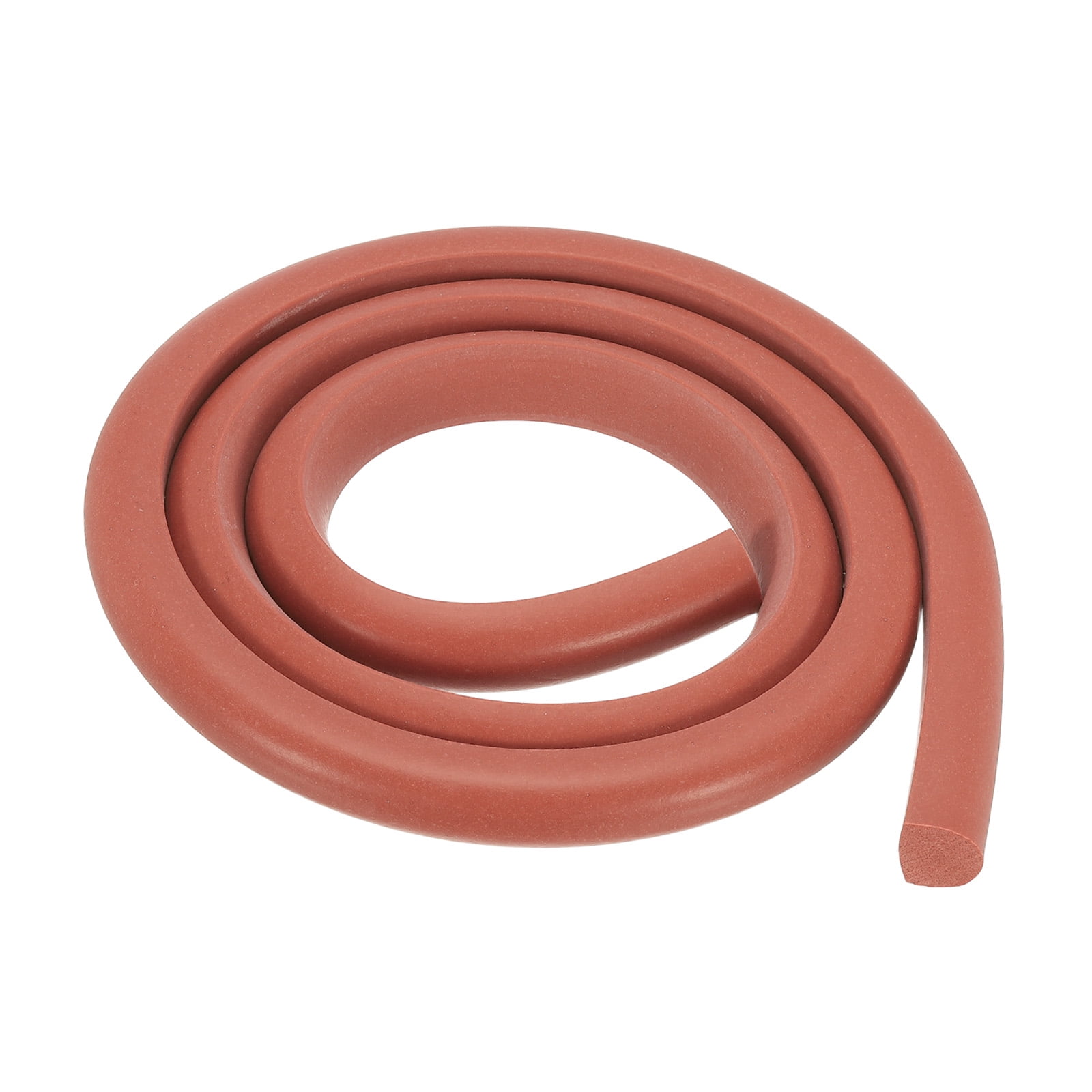Uxcell Silicone Foam Seal Strip, 0.6"Wx0.5"Tx3.3FT Semicircular High ...
