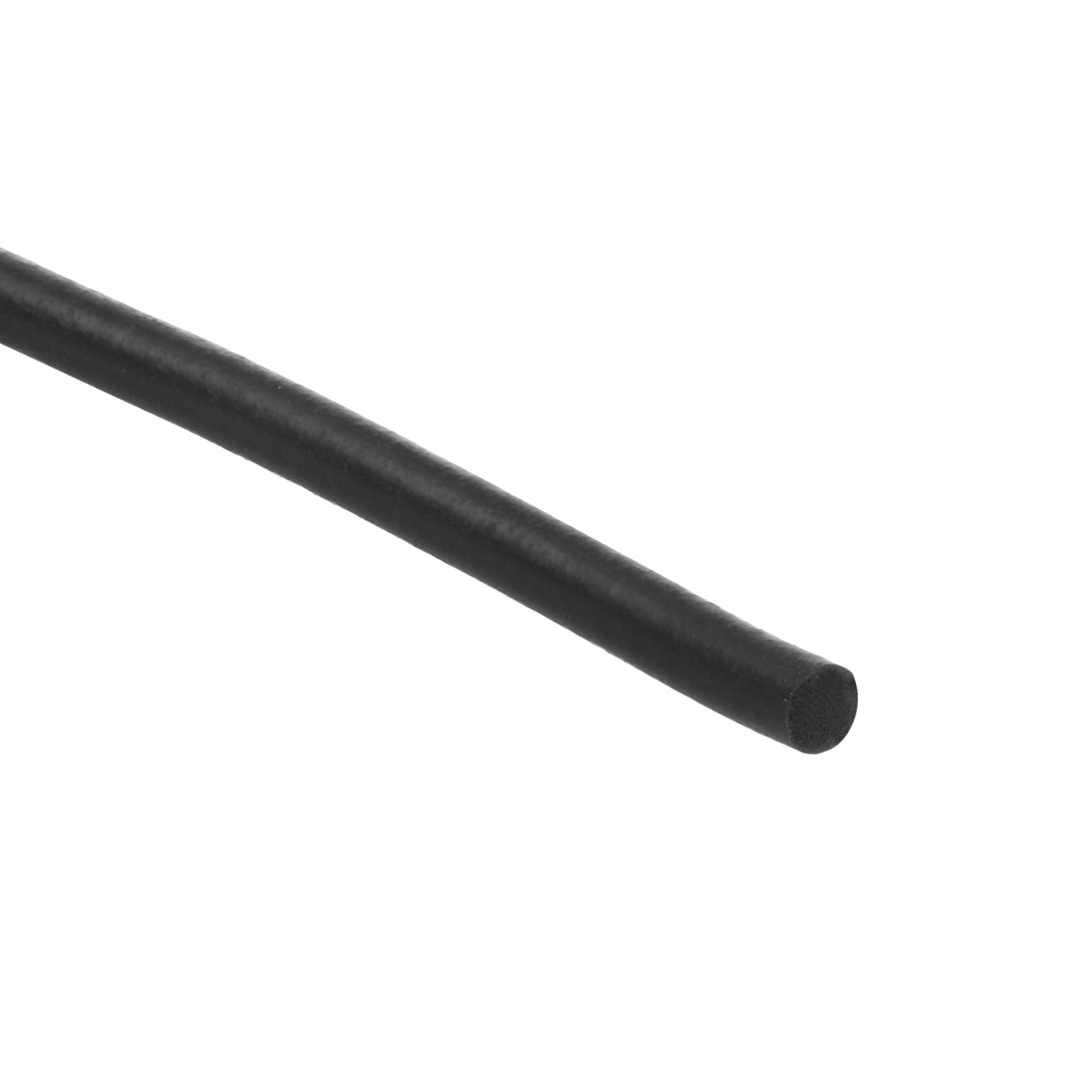 Uxcell Silicone Foam Seal Strip Sponge Rubber Cord Solid, Black 5mm x 6 ...