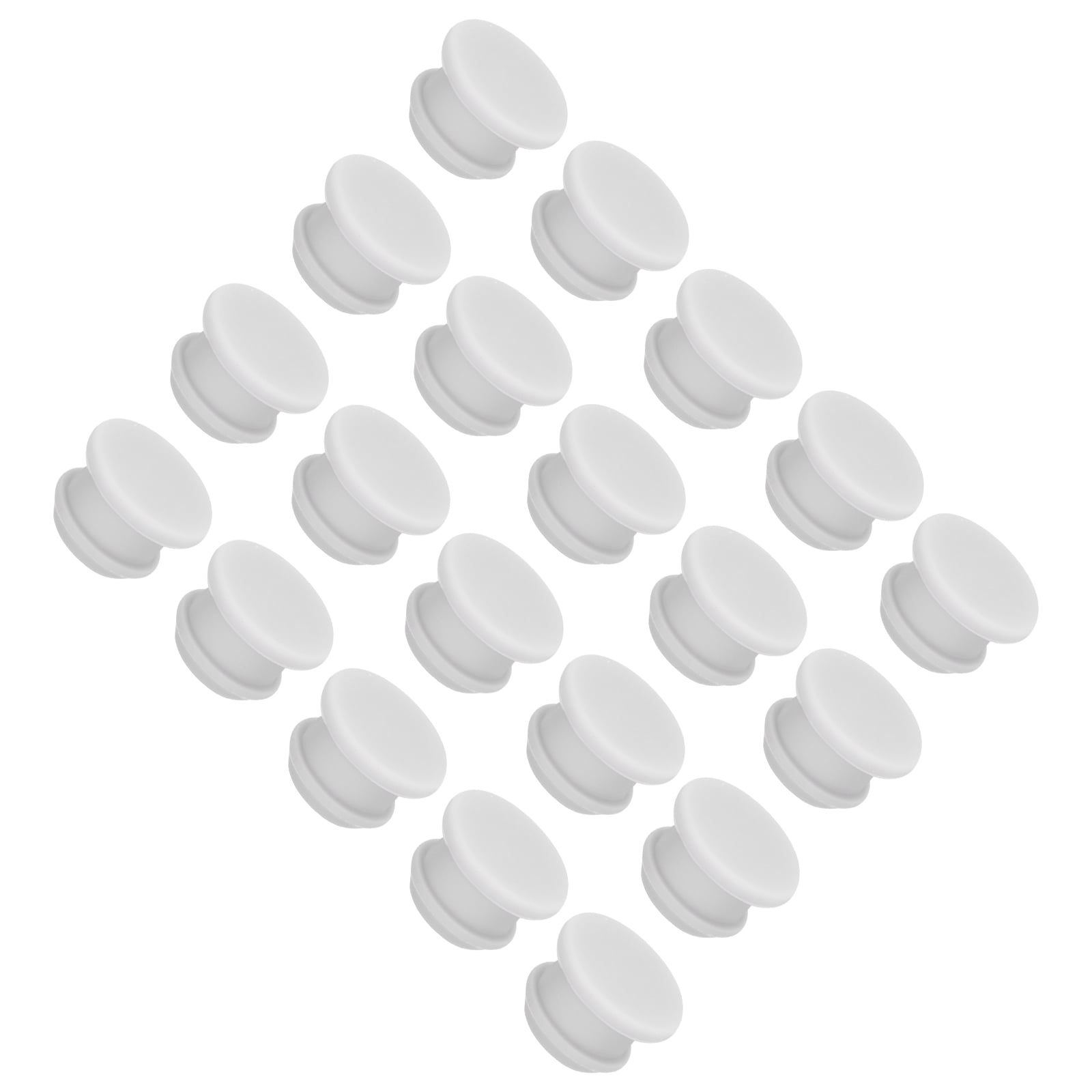 Uxcell Silicone Hole Plugs Flush Type Panel Round Hole Plugs 10.5mm ...