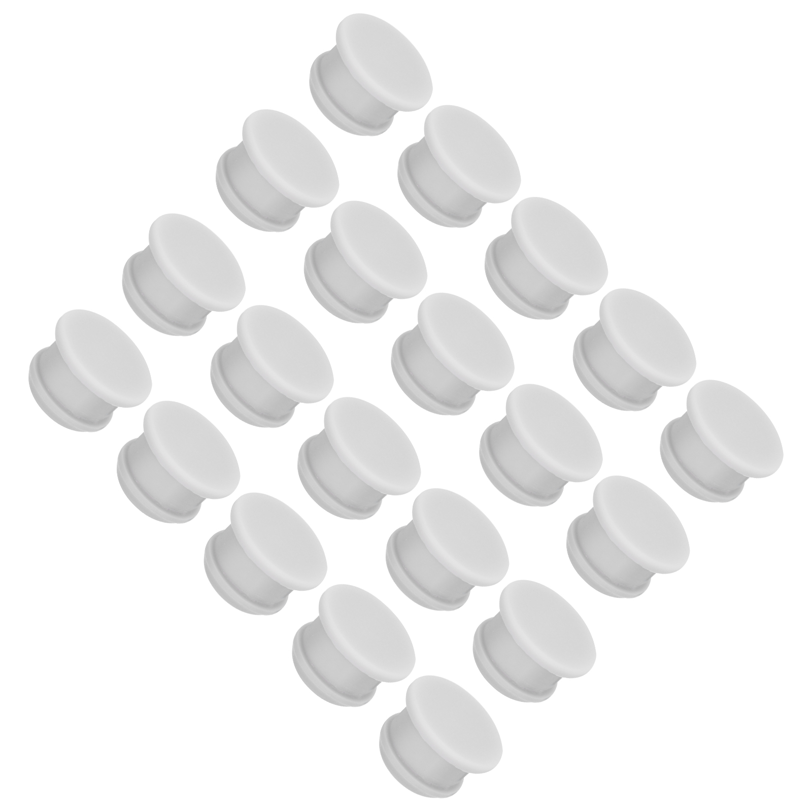 Uxcell Silicone Hole Plugs Flush Type Panel Round Hole Plugs 12.5mm ...