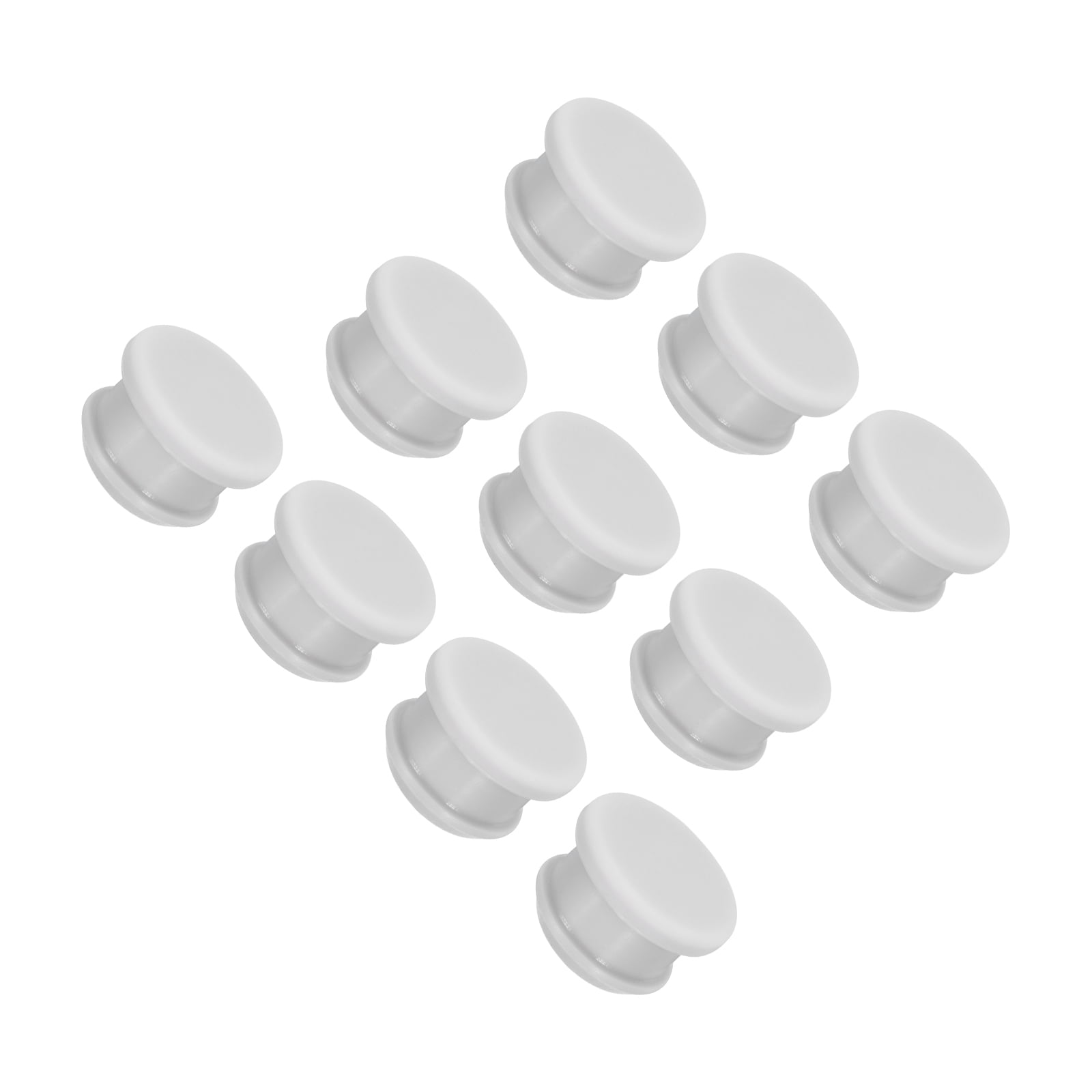 Uxcell Silicone Hole Plugs Flush Type Panel Round Hole Plugs 13.5mm ...