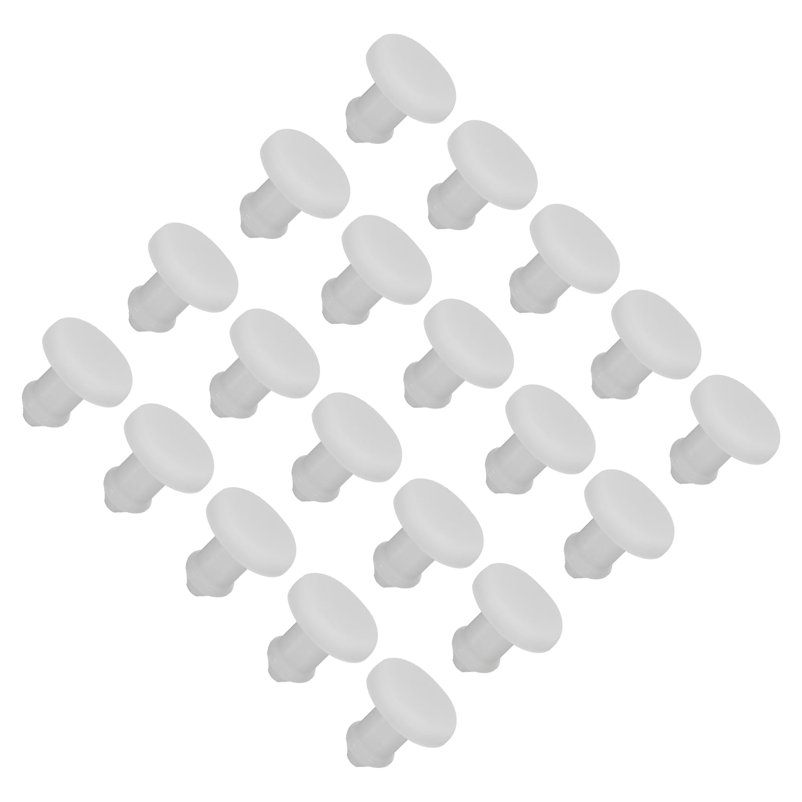 Uxcell Silicone Hole Plugs Flush Type Panel Round Hole Plugs 2.5mm ...