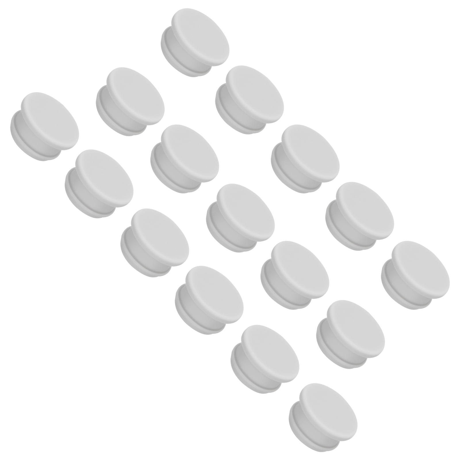 Uxcell Silicone Hole Plugs Flush Type Panel Round Hole Plugs 22mm ...