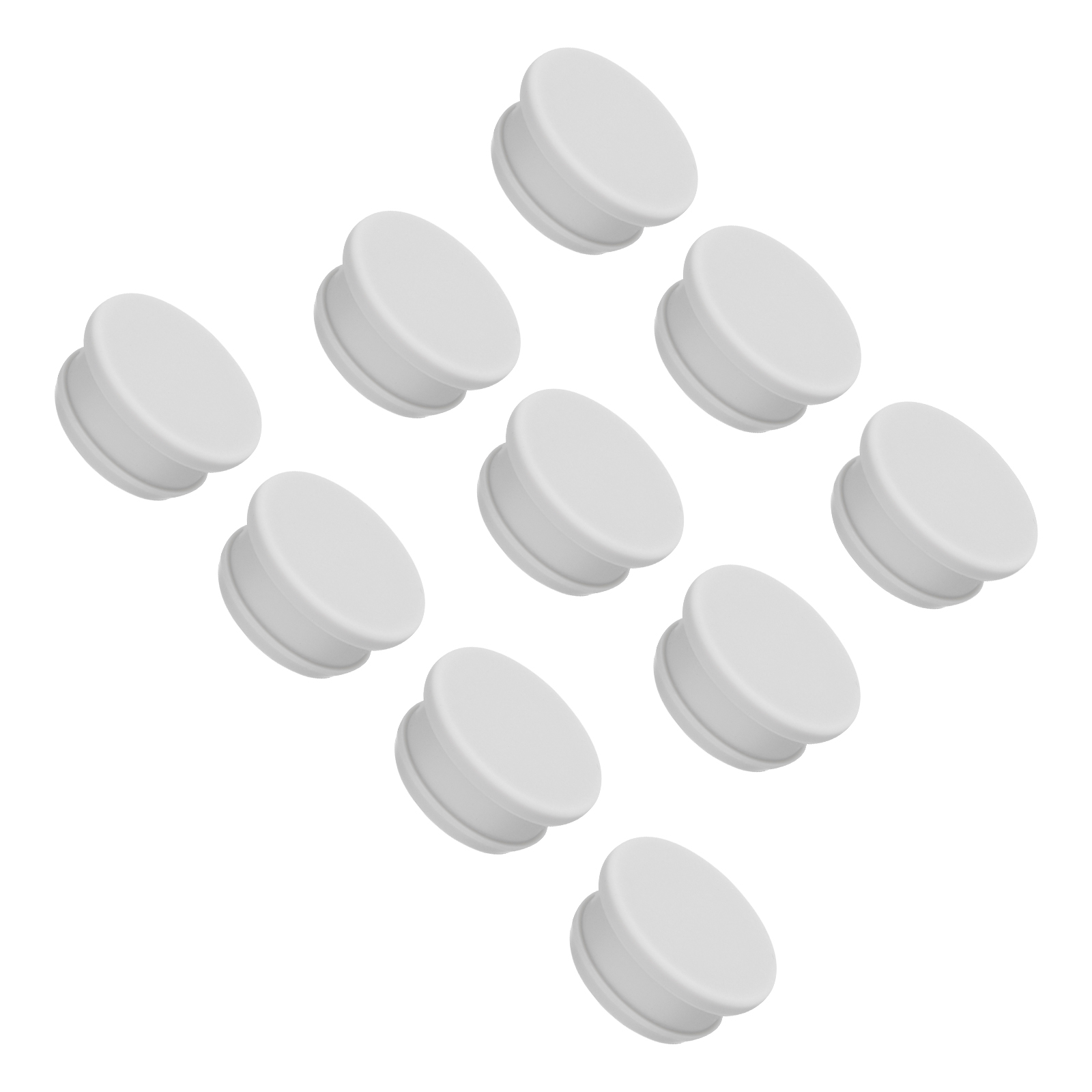 Uxcell Silicone Hole Plugs Flush Type Panel Round Hole Plugs 27mm ...