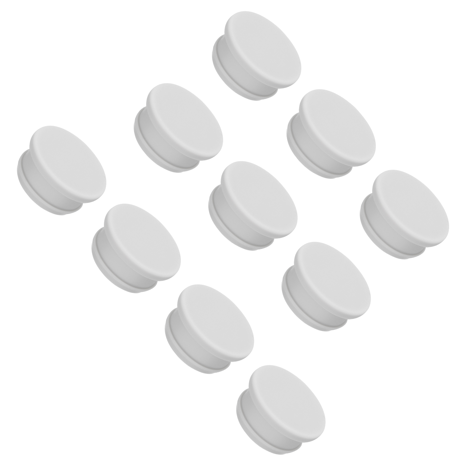 Uxcell Silicone Hole Plugs Flush Type Panel Round Hole Plugs 28mm ...