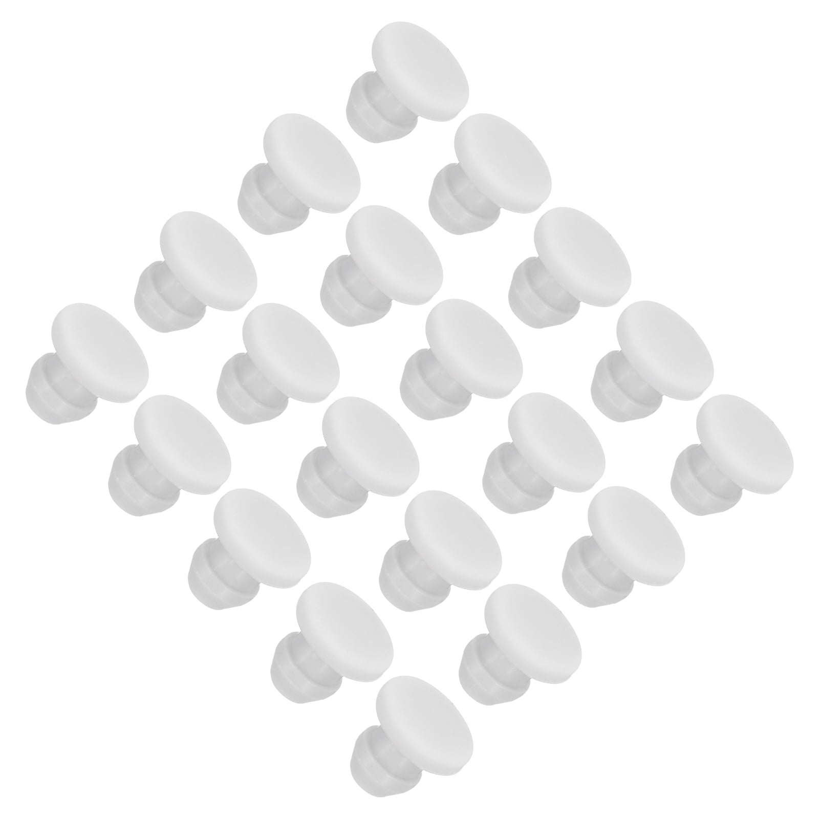 Uxcell Silicone Hole Plugs Flush Type Panel Round Hole Plugs 4.5mm ...