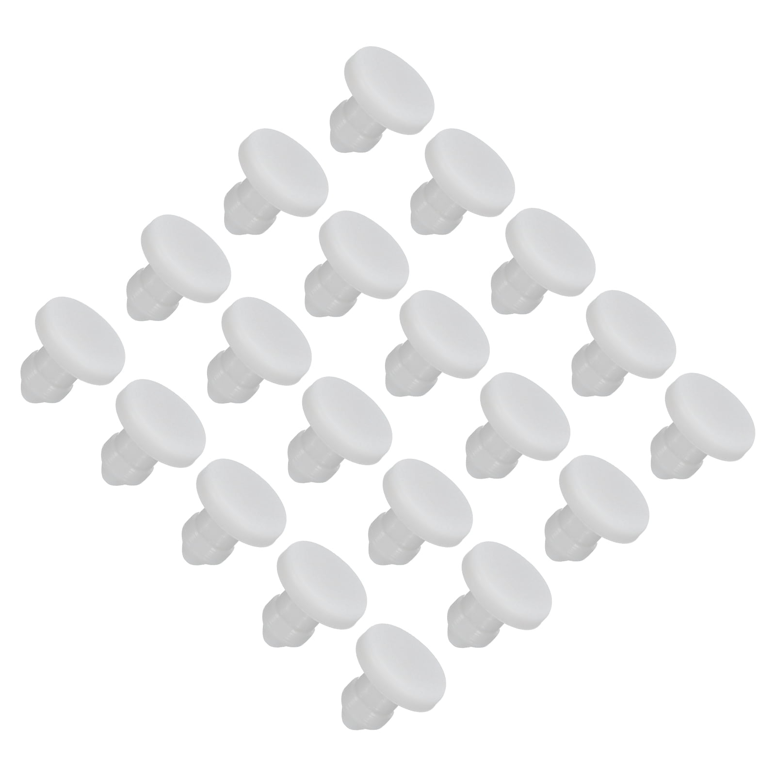 Uxcell Silicone Hole Plugs Flush Type Panel Round Hole Plugs 4mm ...