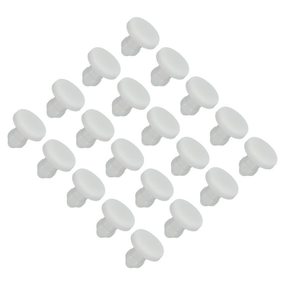 Uxcell Silicone Hole Plugs Flush Type Panel Round Hole Plugs 4mm ...