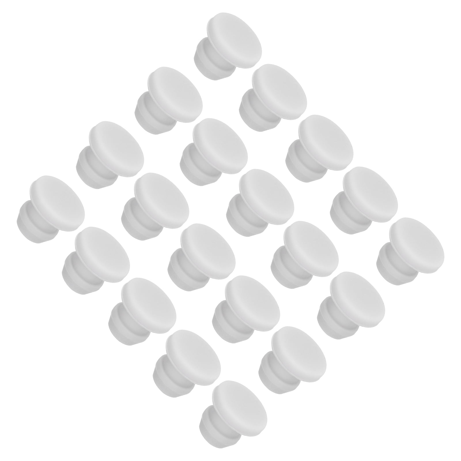 Uxcell Silicone Hole Plugs Flush Type Panel Round Hole Plugs 5.5mm ...