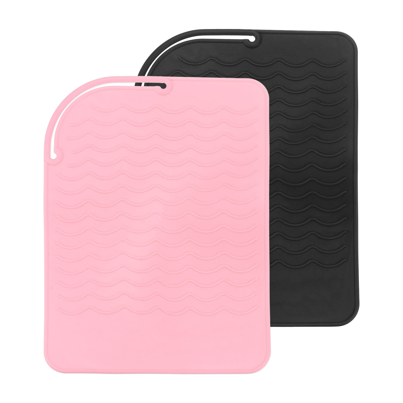 Uxcell Silicone Iron Hair Curling Pad Set, Multipurpose Iron Hot ...