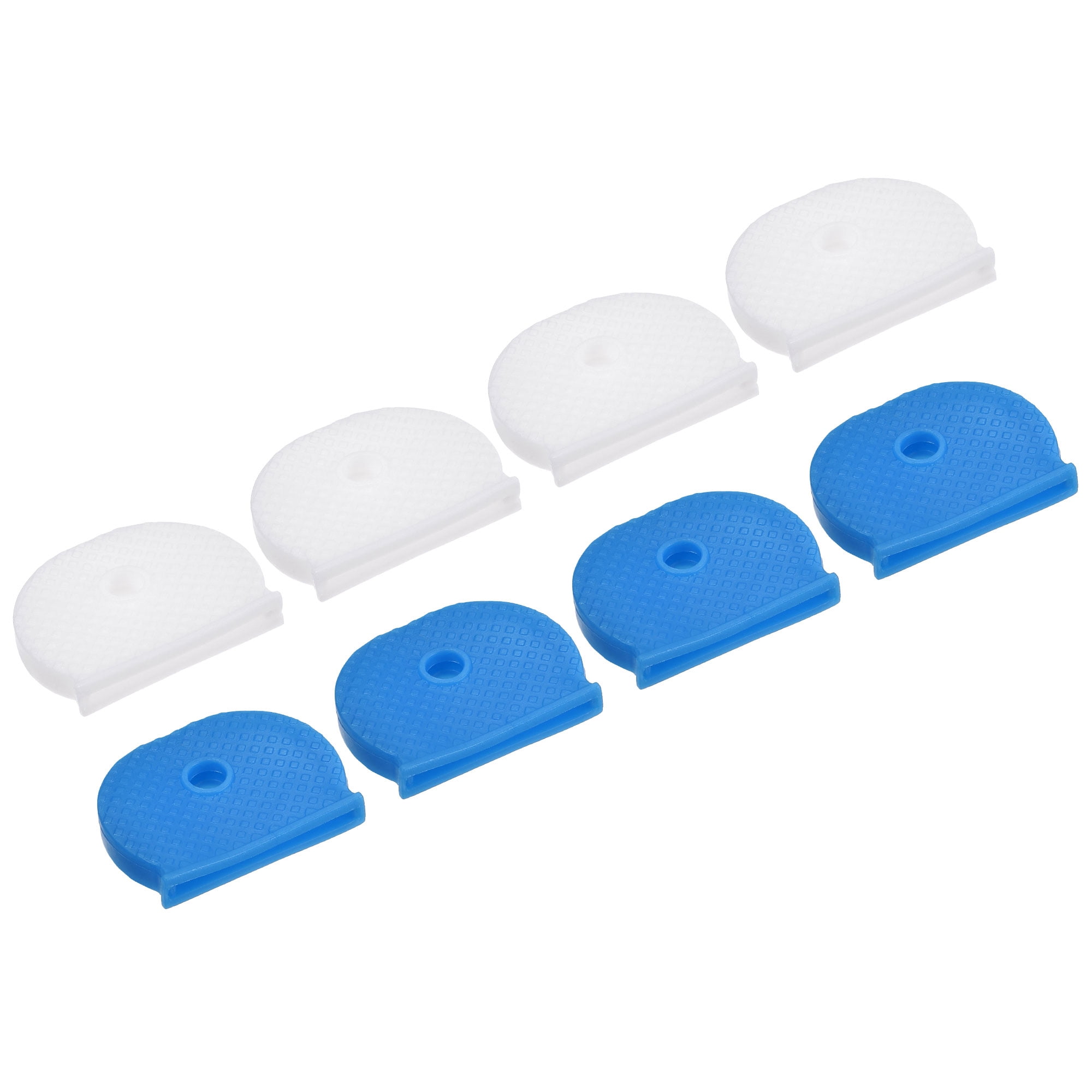 Uxcell Silicone Keys ID Sleeve Identifier Key Cap Cover Tags, Blue ...