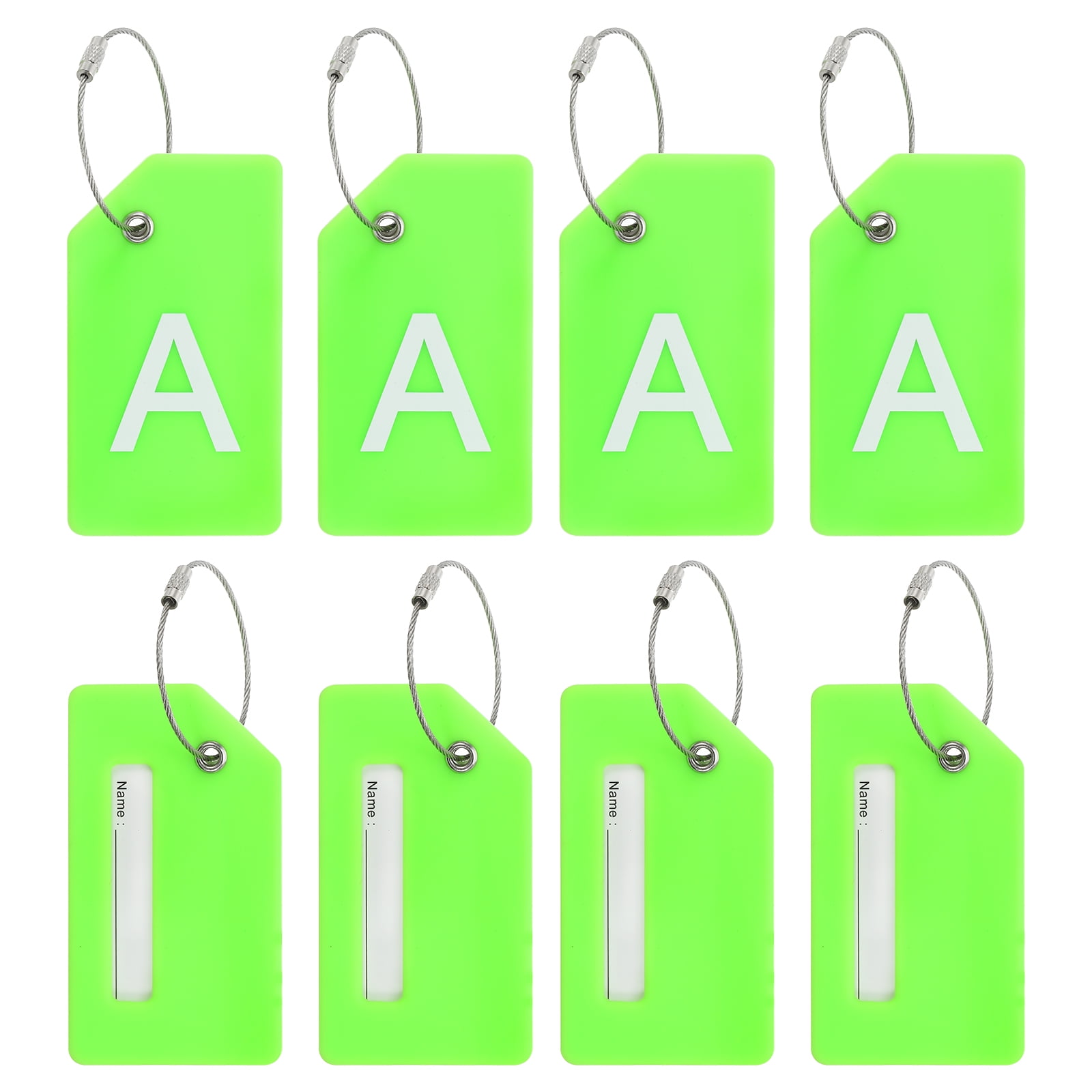 Uxcell Silicone Luggage Tags, Luggage Tags for Suitcases Identifier ...