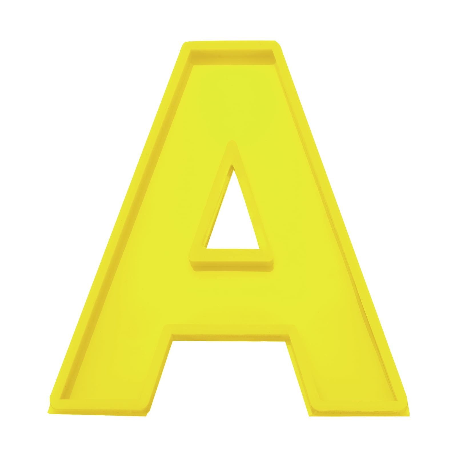 Uxcell Silicone Resin Letter Mold 3D Alphabet Letter Mold for Epoxy ...