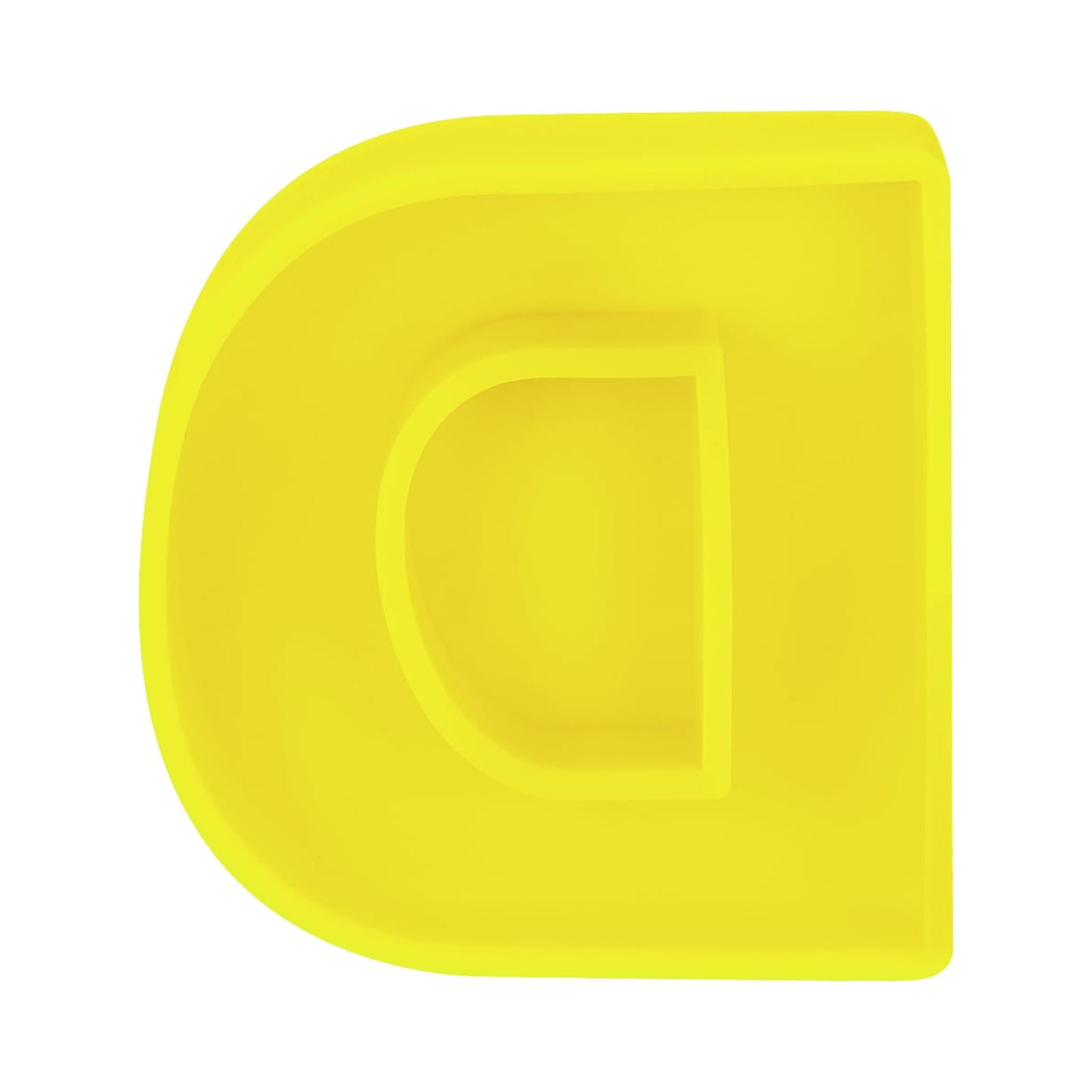 Uxcell Silicone Resin Letter Mold 3D Alphabet Letter Mold for Epoxy ...