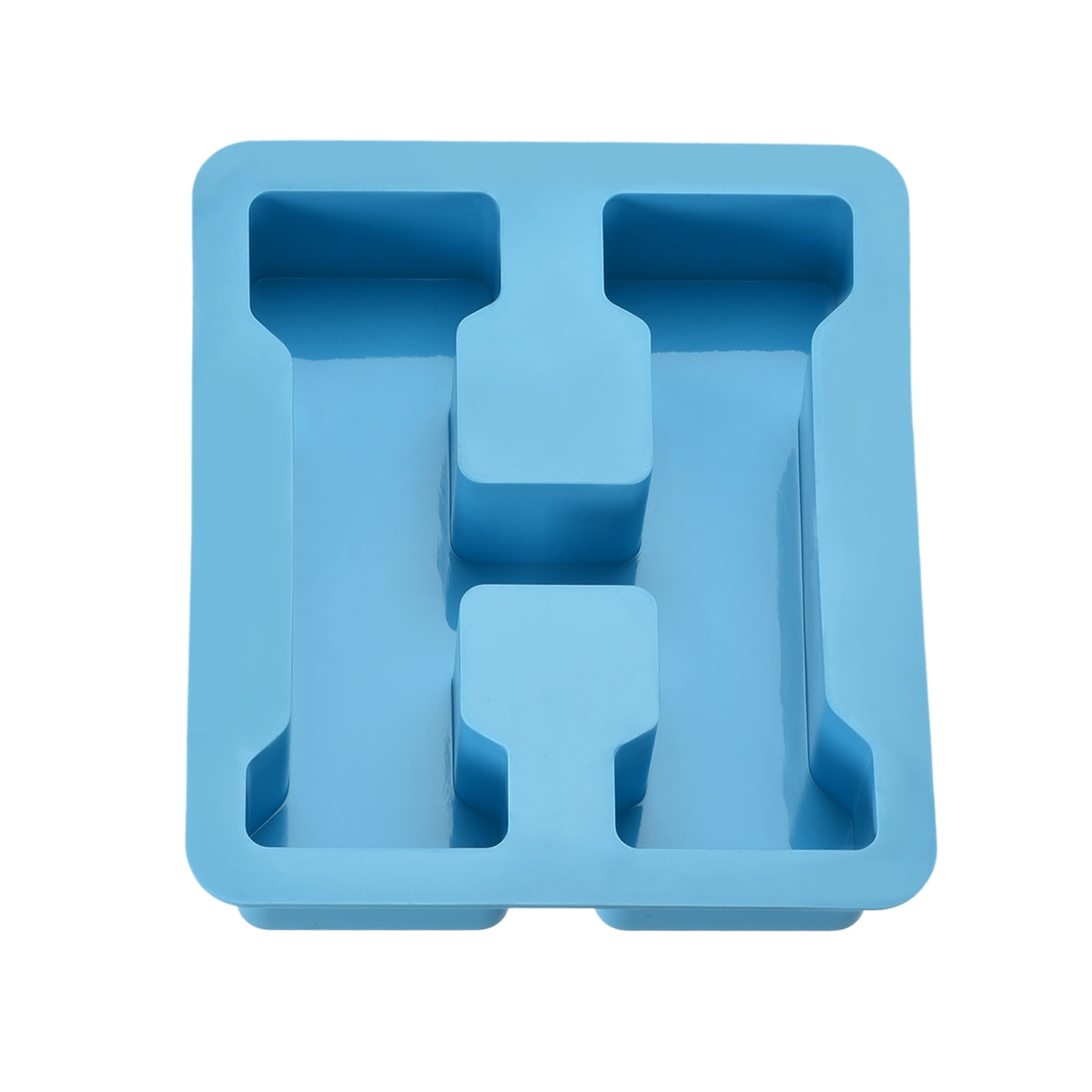 Uxcell Silicone Resin Letter Mold 3D Alphabet Letter Mold for Epoxy ...