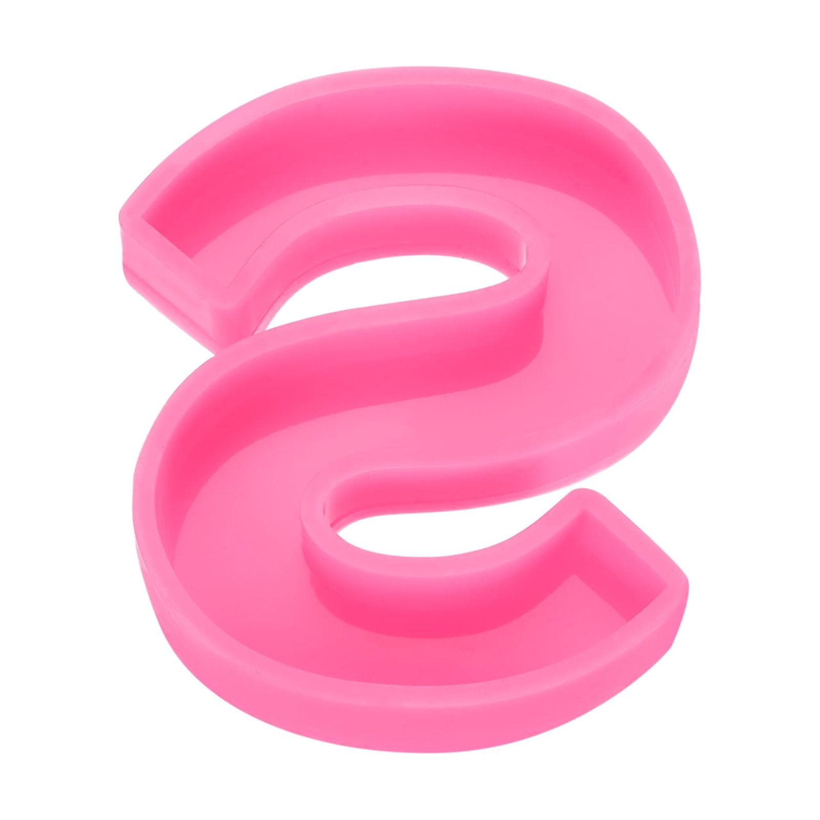 Uxcell Silicone Resin Letter Mold 3D Alphabet Letter Mold for Epoxy ...