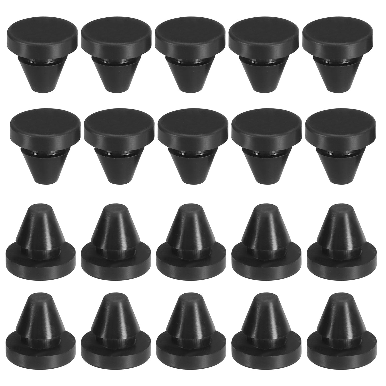 Uxcell Silicone Round Hole Plugs 7mm/0.28inch, Protective Cover Cap ...