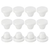 Uxcell Silicone Round Hole Plugs 8.5mm/0.33inch, Protective Cover Cap ...