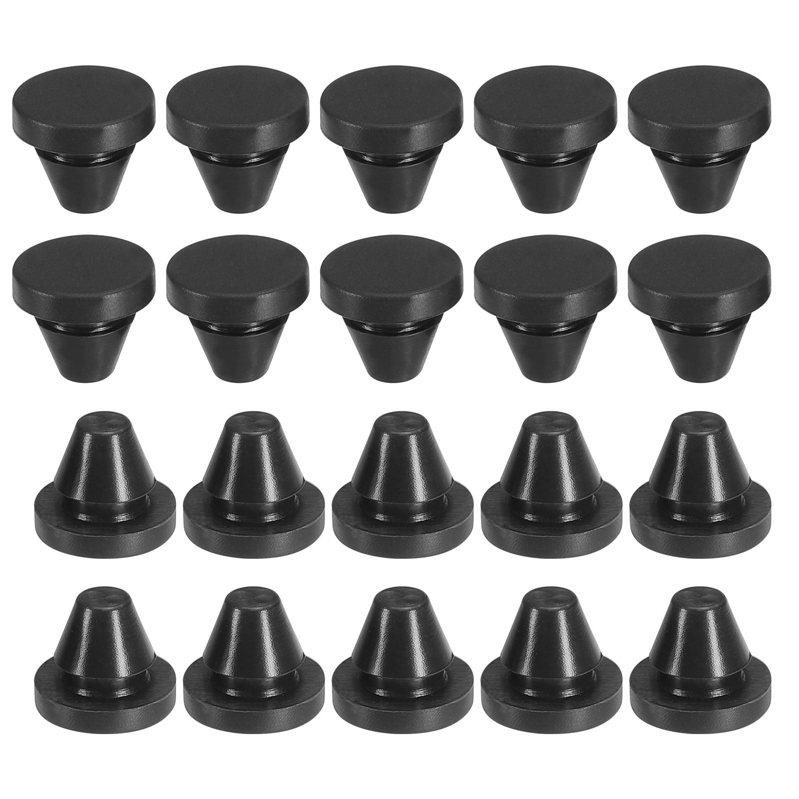 Uxcell Silicone Round Hole Plugs 8mm/0.31inch, Protective Cover Cap ...