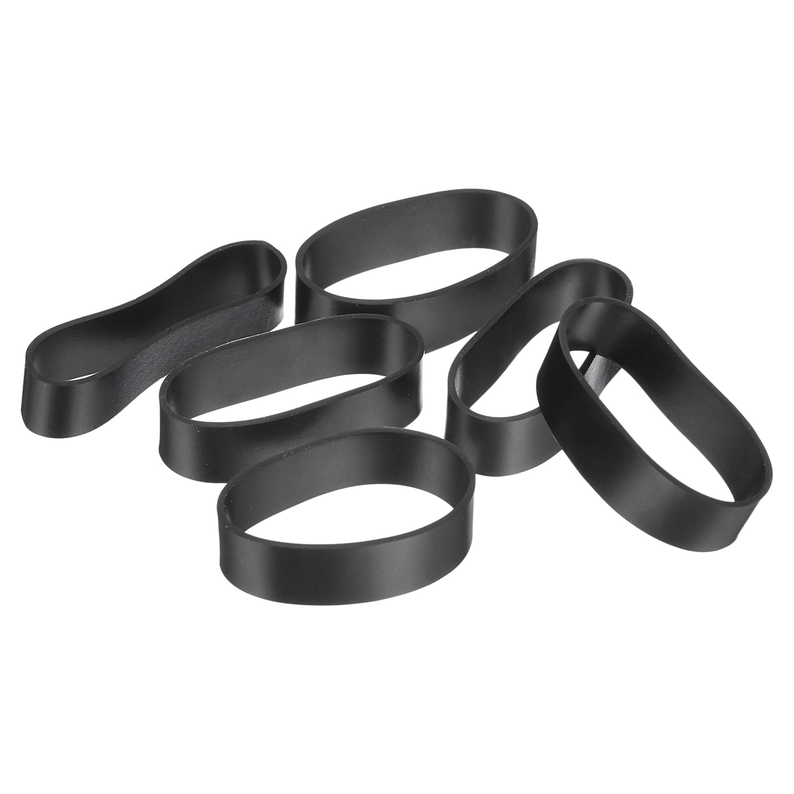 Uxcell Silicone Rubber Bands, 100Pcs 20x7mm Silicone Elastic Bands ...