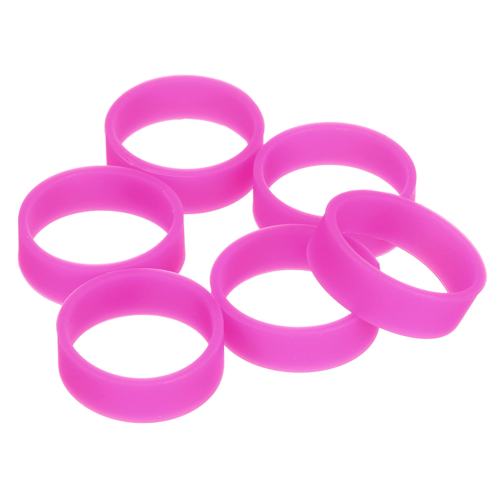 Uxcell Silicone Rubber Bands, 10 pack 20x7mm Silicone Elastic Bands ...