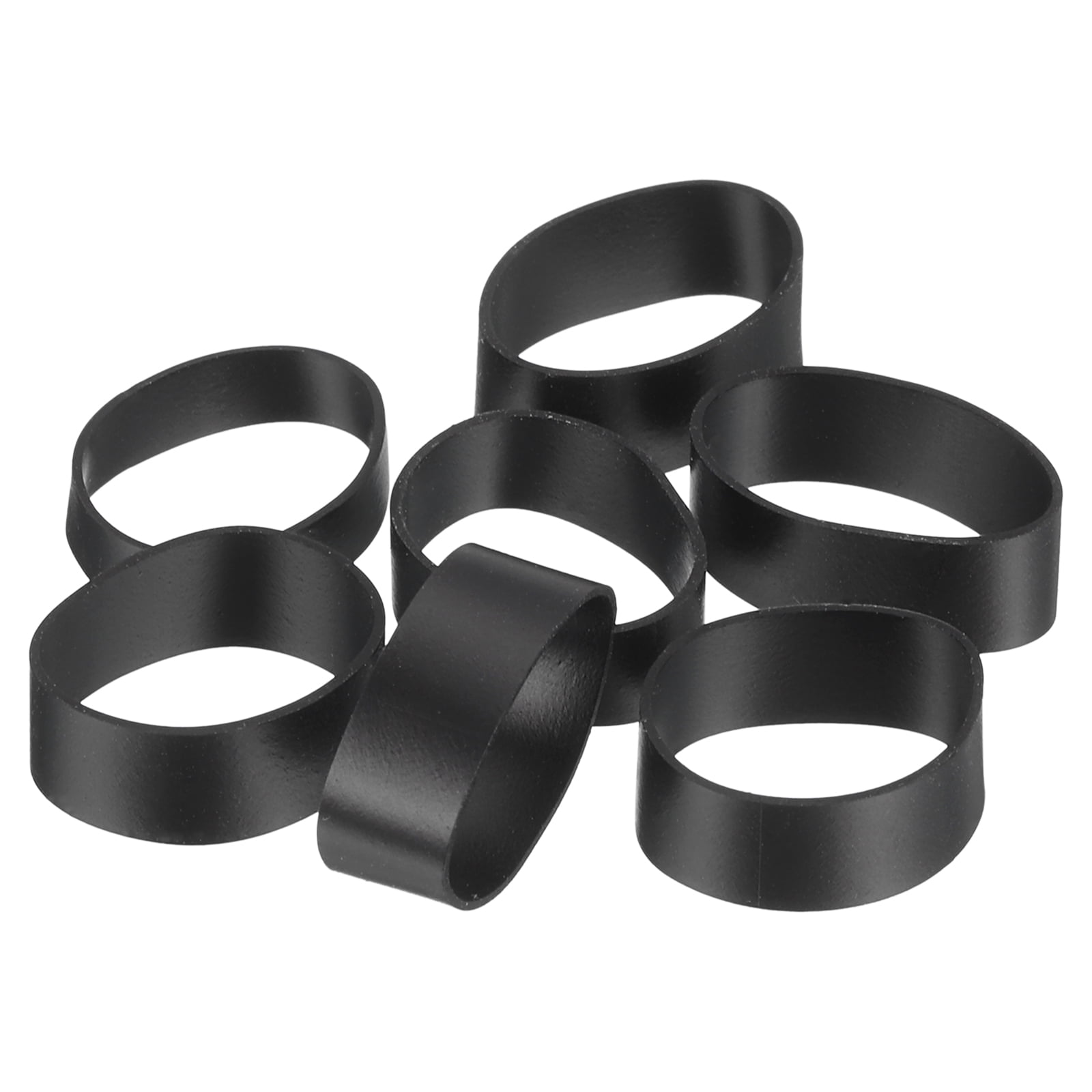 Uxcell Silicone Rubber Bands, 50Pcs 15x7mm Silicone Elastic Bands Cable ...